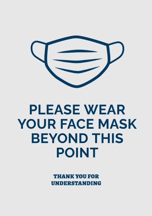 Copy of wear your face mask covid 19 flyer | PosterMyWall