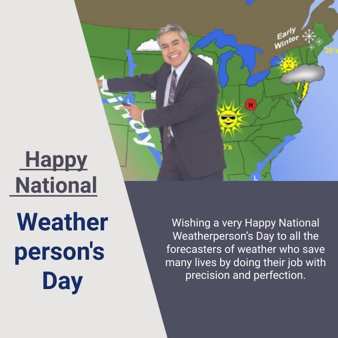 weather persons day Template | PosterMyWall