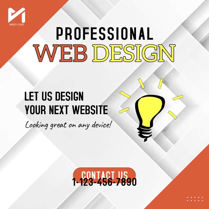 Copy of Web Design Company Video Ad | PosterMyWall