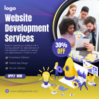 web development services TEMPLATE | PosterMyWall