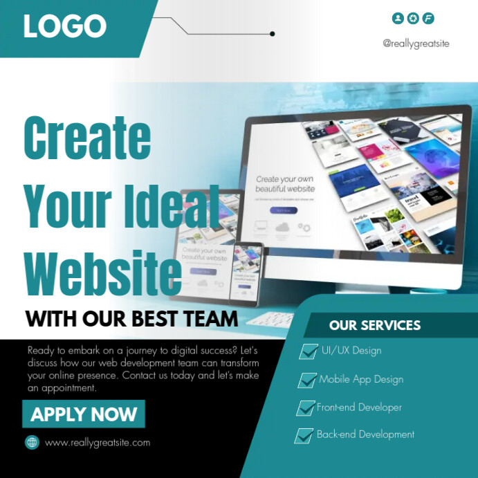 Copy of web development services | PosterMyWall