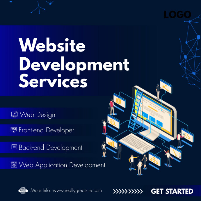 WEB DEVELOPMENT SERVICES Template | PosterMyWall