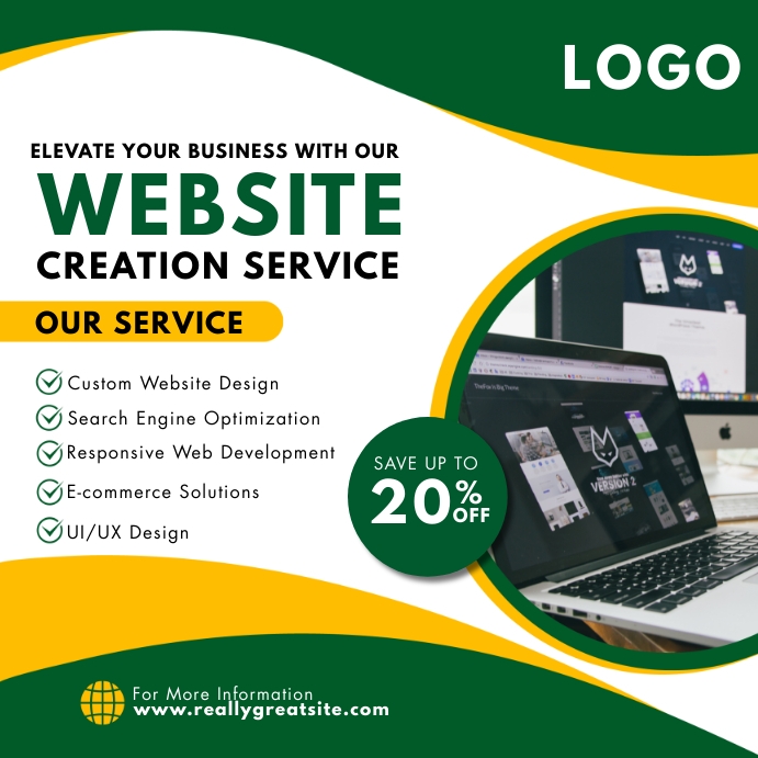 web development services TEMPLATE | PosterMyWall