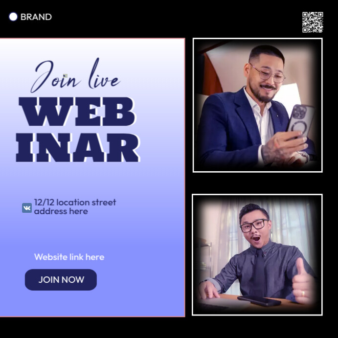 Webinar Ads Template | PosterMyWall
