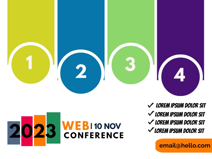 Webinar Background Flyer 2023 Template | PosterMyWall