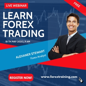 WEBINAR BUSINESS FOREX FLYER Template | PosterMyWall