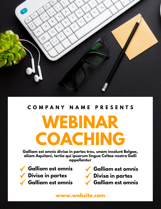 Copy of webinar coaching flyer template | PosterMyWall