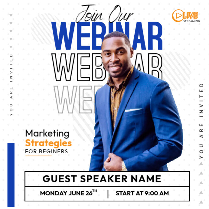 Webinar Conference Ads Template | PosterMyWall