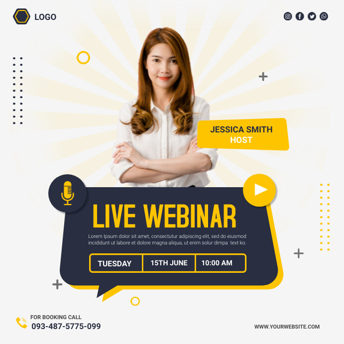 webinar Template | PosterMyWall