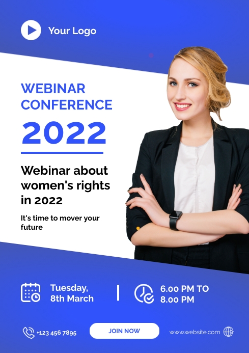 Webinar Event Flyer, Webinar Conference Template | PosterMyWall