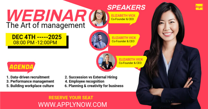 Copy of Webinar Facebook Event Cover | PosterMyWall