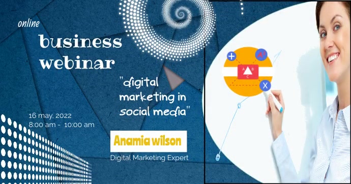 webinar facebook post Template | PosterMyWall