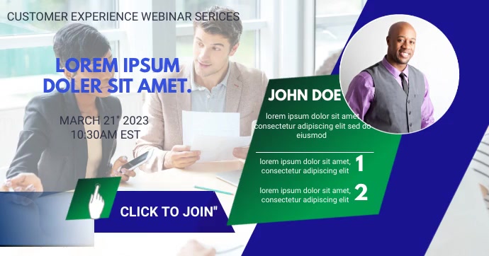 Webinar flayer facebook cover teamplate Template | PosterMyWall