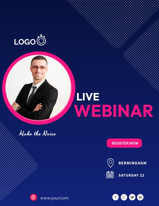 Copy of Webinar flyer | PosterMyWall