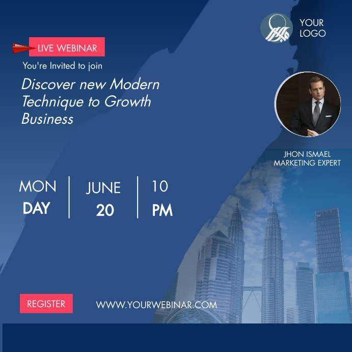 WEBINAR FLYER Template | PosterMyWall