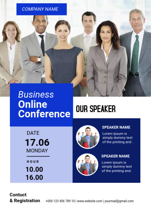 Webinar flyer Template | PosterMyWall