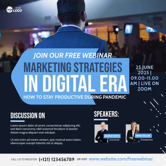 Webinar Flyer Template | PosterMyWall