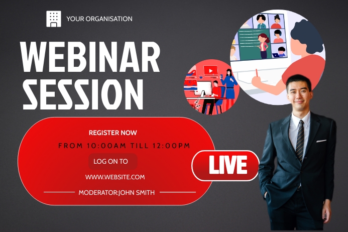 Webinar flyers Template | PosterMyWall