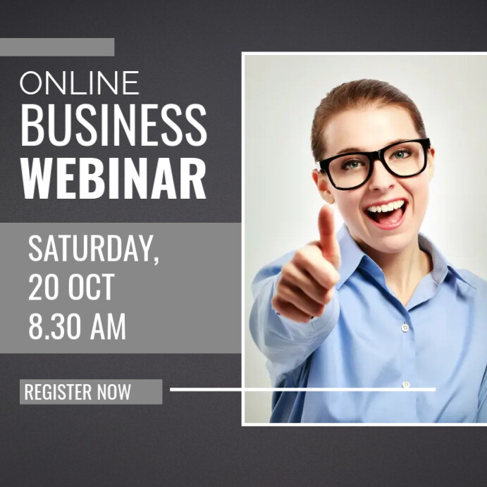 Webinar Instagram Post Template | PosterMyWall