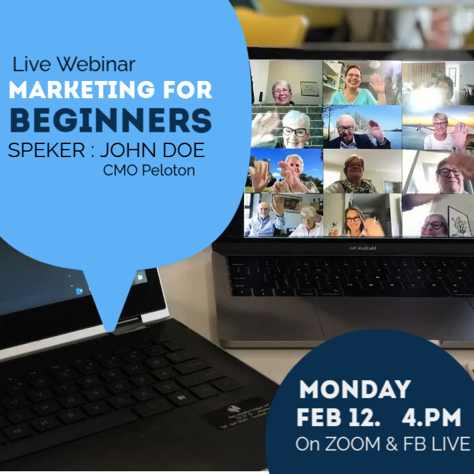 Webinar Instagram Post Template | PosterMyWall