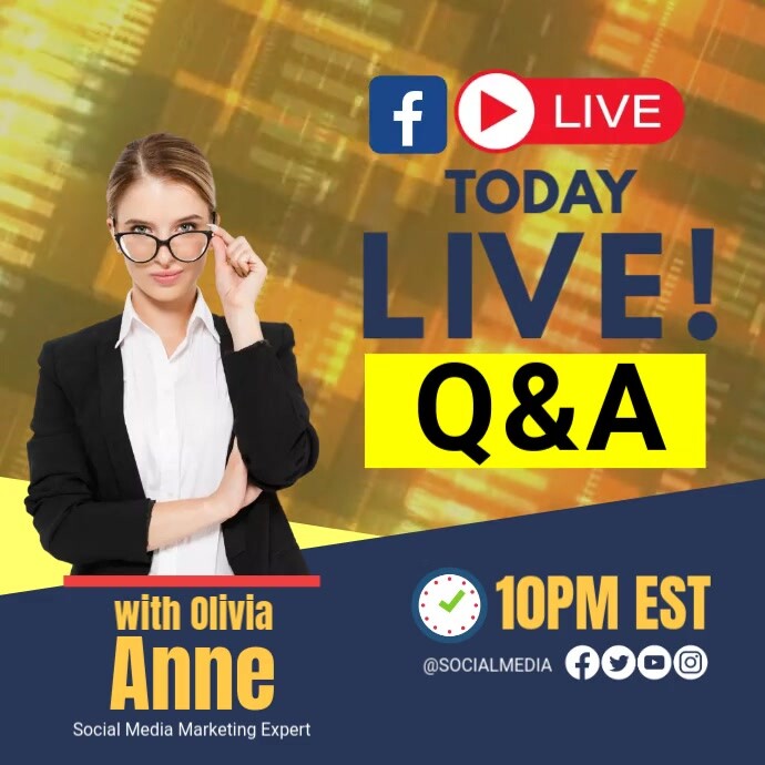 WEBINAR LIVE TEMPLATE | PosterMyWall