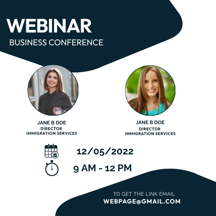 Copy of WEBINAR MEETING FLYER | PosterMyWall
