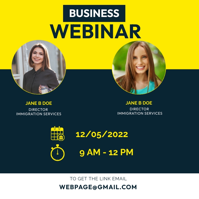 Copy of WEBINAR MEETING FLYER | PosterMyWall