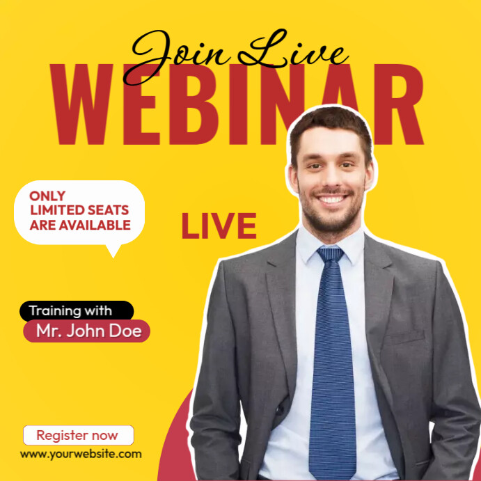Webinar Online Ads Template | PosterMyWall