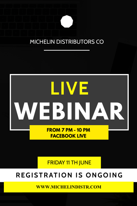 WEBINAR POSTER Template | PosterMyWall