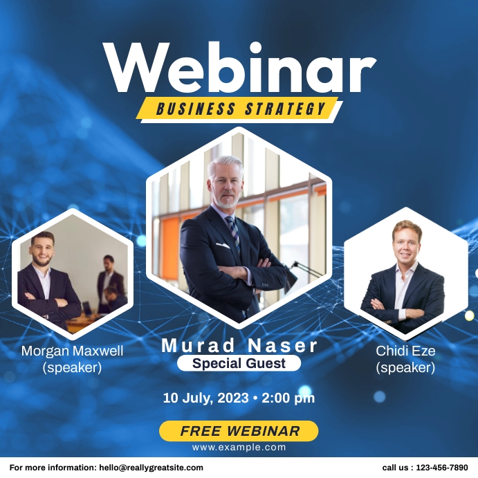 Webinar Social Media Template | PosterMyWall