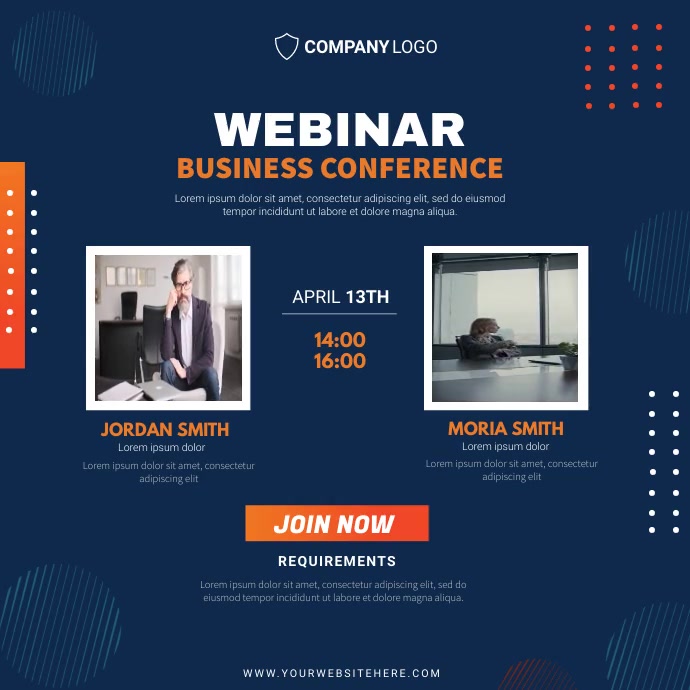 WEBINAR VIDEO TEMPLATE.C | PosterMyWall