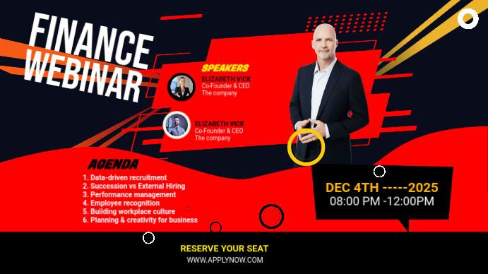 Webinar YouTube Thumbnail Template | PosterMyWall