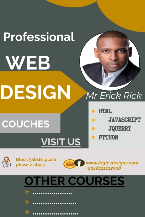 Website design flyer (1) Template | PosterMyWall
