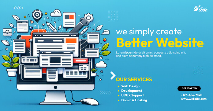 Copy of Website Design Service Ad Template | PosterMyWall