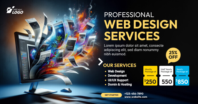 Website Design Service Ad Template | PosterMyWall