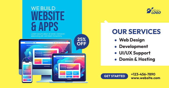 Website Design Service Ad Template | PosterMyWall