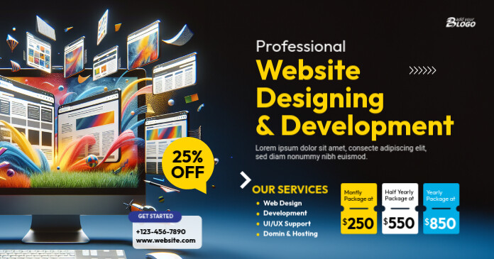 Website Design Service Ad Template | PosterMyWall