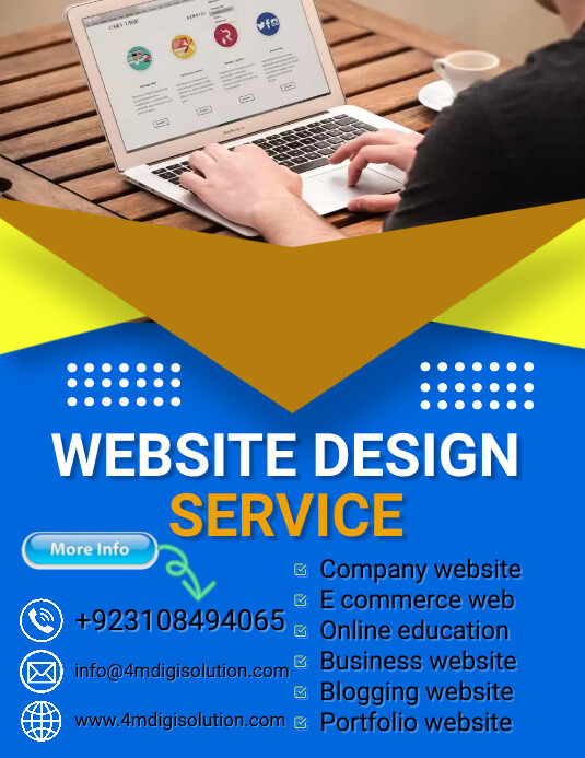 Copy of Website design service template | PosterMyWall