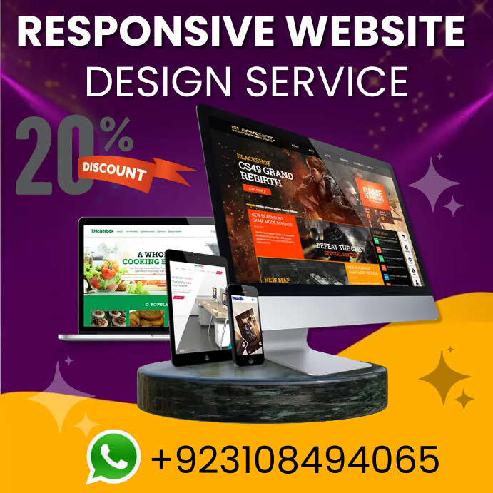 Copy of Website design service template | PosterMyWall