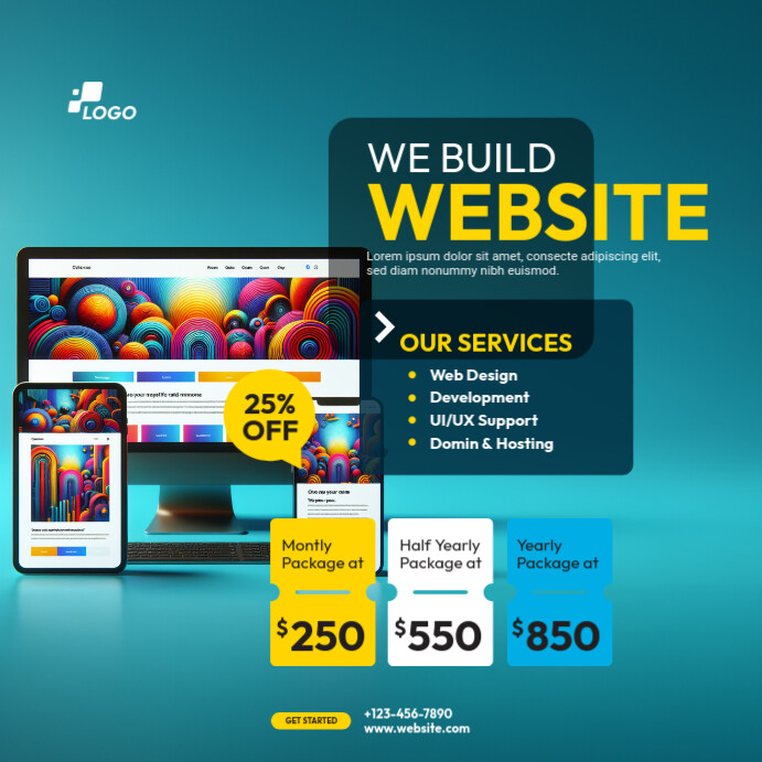 Copy of website development Ad Template | PosterMyWall