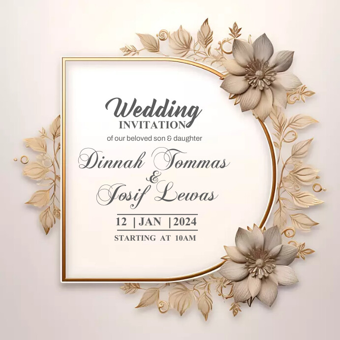 Wedding, Church Flyer Template | PosterMyWall
