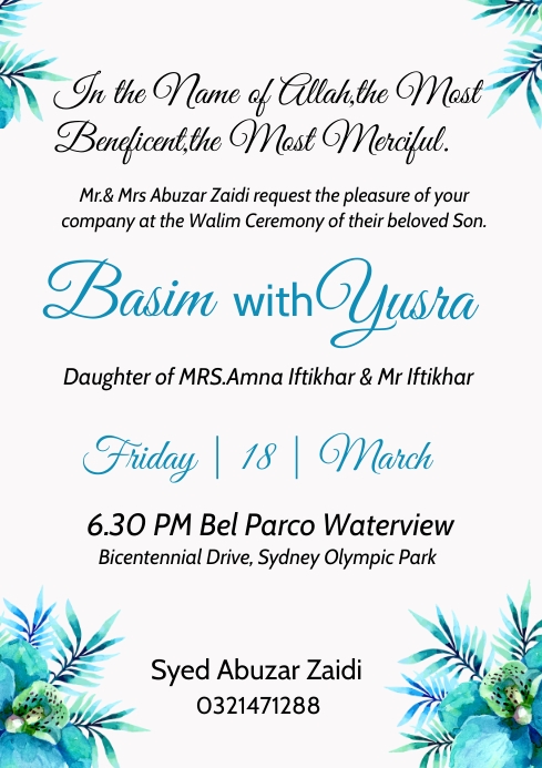 wedding, Event Template | PosterMyWall