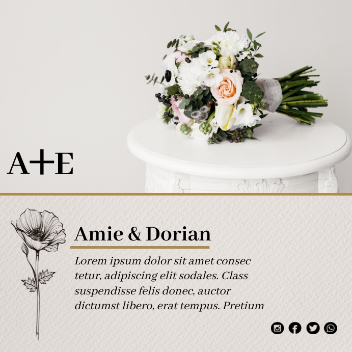 Wedding Ads Template | PosterMyWall