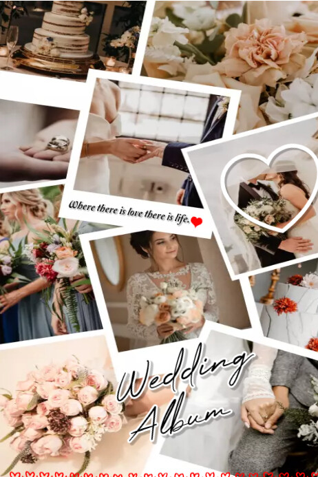 Wedding Album Cover Template | PosterMyWall