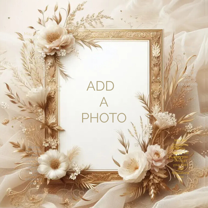 WEDDING AND BIRTHDAY FRAME Templat | PosterMyWall