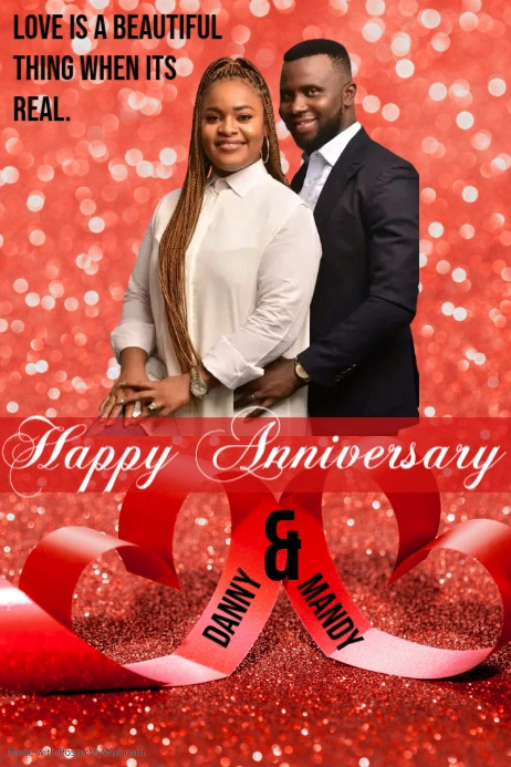 Wedding anniversary (13) Template | PosterMyWall