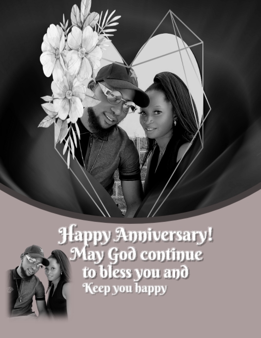 Wedding anniversary (6) Template | PosterMyWall
