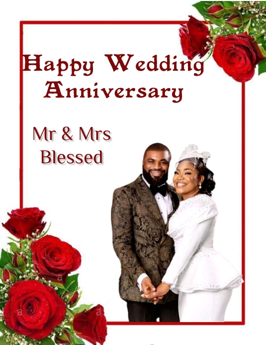 Wedding anniversary Template | PosterMyWall