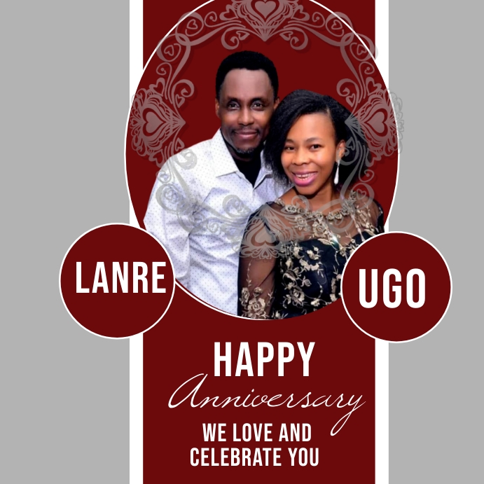 Wedding anniversary Template | PosterMyWall