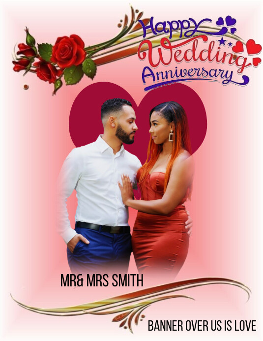 Wedding/anniversary Template | PosterMyWall